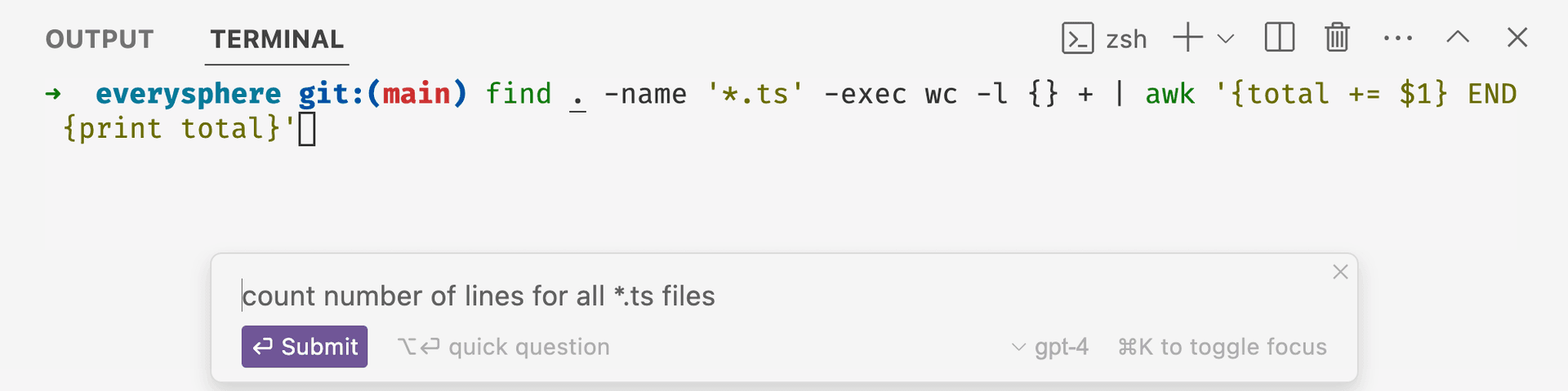 终端 Cmd K - Cursor 中文文档
