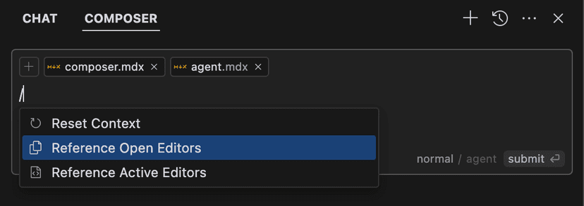 @Slash Command - Cursor 中文文档