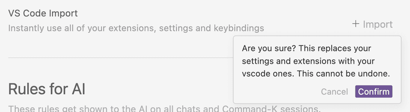Cursor VSCode 迁移指南 - Cursor 中文指南